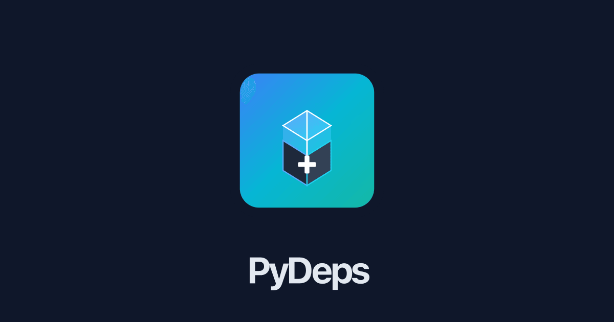 PyDeps - The Best Python Package Dependency Explorer
